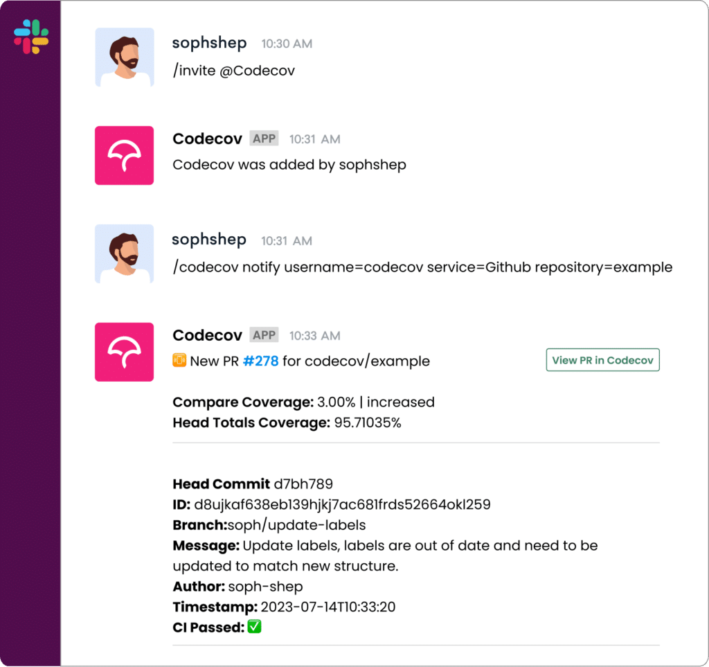 Introducing Customizable Slack Notifications for Codecov - Codecov