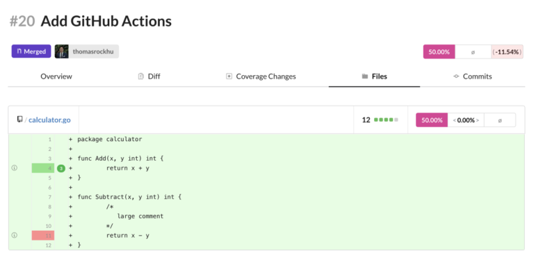 Getting Started with Code Coverage for Golang - Codecov
