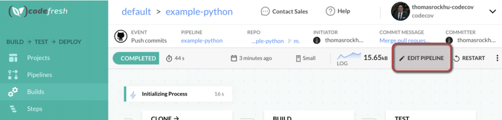 Getting started with Codefresh and Codecov - Codecov