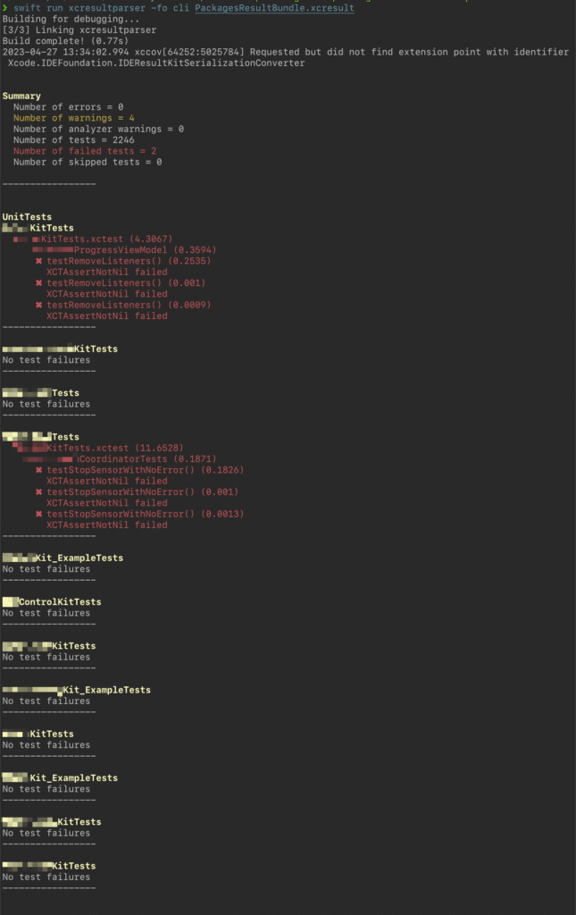 Pre-Converting .xcresult Files for Codecov Using xcresultparser - Codecov