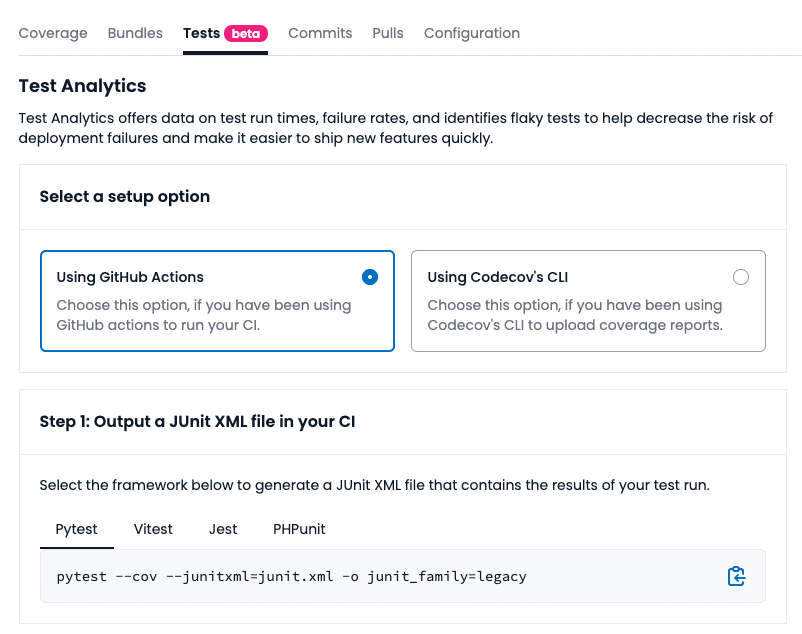 Find Failing And Flaky Tests With Codecov Test Analytics Codecov 9748